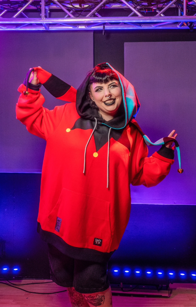 Fizz Jester Hoodie – Helluva Boss